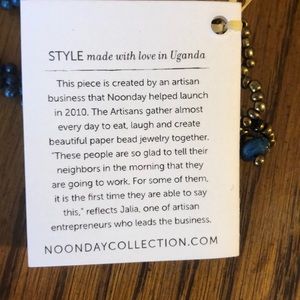 Noonday Collection | Jewelry | Noonday Collection Paper Bead Necklace ...